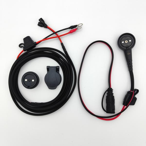 マグネット充電端子インストール・キット補充電作業の煩わしい接続準備不要！！エンジンフードやトランク開けません。ワニ口クランプでバッテリーへ接続不要です。マグネット端子にカチッと接続するだけ！！フェラーリ、ベントレー、ロールス・ロイス、アスト...