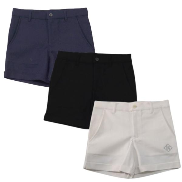 お取り寄せ DOCUS ドゥーカス ホット ショート パンツ レディース ゴルフ ゴルフウェア シンプル かっこいい 24aw DCL24A007■説明■後ろのDOCUS DESIGNロゴがポイントのショートパンツ。ストレッチ性のある素材で...