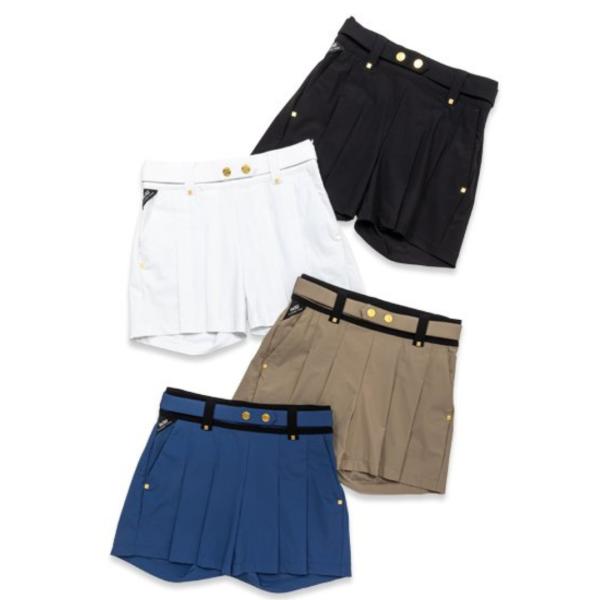 お取り寄せ SY32 by SWEET YEARS キュロット パンツ プリーツ レディース ブランド おしゃれ ゴルフ スポーツ SYG-24S24W■ 型番SYG-24S24WCarvico社の機能素材「REVOLUTIONAL ZEN...