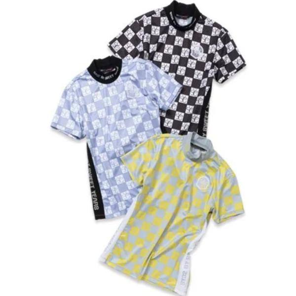 SY32 by SWEET YEARS ゴルフ モックシャツ 半袖 レディース おしゃれ かわいい ブランド SYG-24SUM-29W 【お取り寄せ】■ 型番SYG-24SUM-29W着丈 身幅 肩幅 袖丈S 59cm 42cm 35.4...