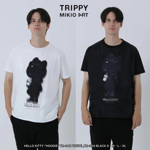 TRIPPY MIKIO ART  Tシャツ メンズ レディース おしゃれ ブランド かっこいい かわいい HELLO KITTY "HELLO-HOODIE" TR-054【お取り寄せ】※こちらの商品はメーカーよりお取り寄せ対応となります...