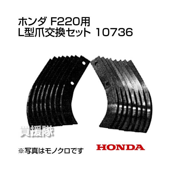 納期について：【取寄】通常3〜5日の発送予定(土日祝除く)当商品は、ホンダ耕運機 こまめ F220標準ローター(L型爪ローターセット)用 替刃となります。ボルト・ナット付き。　【ホンダ こまめ F220用 Honda 本田技研 爪 刃 交換...