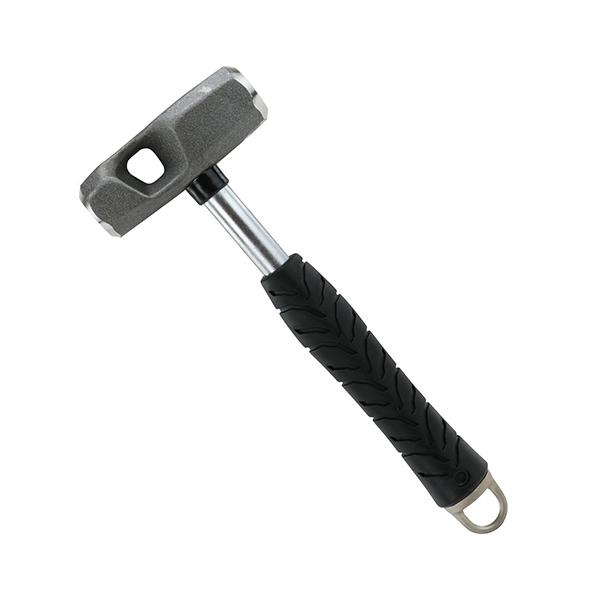 納期について：メーカー直送品(代引き不可)【 特長 】・腰回りのカラビナに直接脱着ができる、携帯に便利な特殊形状のハンマーです。・ヘッド部をカラビナに脱着が出来るように設計した、携帯性を高めたハンマーです。・柄尻には、セフティコードを取り付...