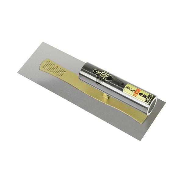 納期について：メーカー直送品(代引き不可)【 特長 】・ステンレス製で錆びに強く手入れも簡単です。・職人さんに人気の黒柄仕様です。・背金部分はレーザースリットが入っていて適度なしなりがあります。・スーパーハード接着に背金が取れにくいです。・...