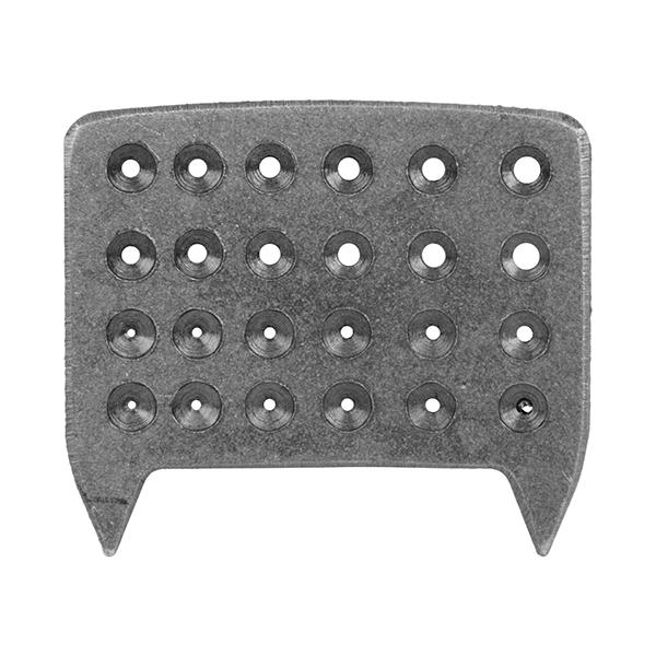 納期について：メーカー直送品(代引き不可)【 特長 】・スムーズに抜ける竹ひご抜きです。・同じサイズの穴が2個づつあり、交互に使えば長く使えます。・次の穴との差が0.2〜0.3mmの為、抵抗が少ないです。・板に厚みがあるので木台に打ち込んで...