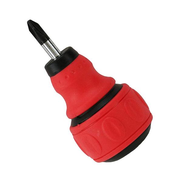 納期について：メーカー直送品(代引き不可)【 特長 】・全長が短いため通常のドライバーが入らない狭所でネジ回しができます。・ボール形状グリップを掌で包み込む事で、押しながら回しがしやすく、ネジ頭を潰さないようにネジ回し作業できます。【 用途...