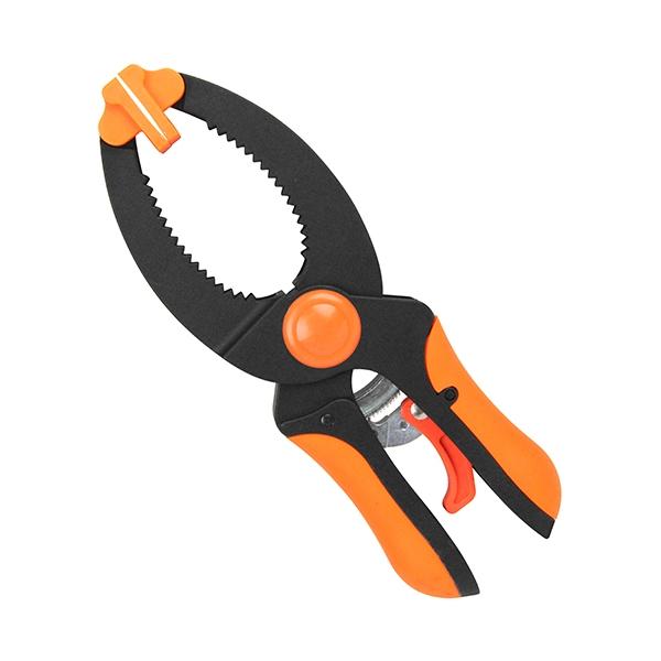 納期について：メーカー直送品(代引き不可)【 特長 】・握るだけで簡単ロックが可能です。・軽い力でロックができる為、女性や年配者にも使用しやすくなっています。・ナイロン製で軽量です。【 用途 】・木工作業・ホビー等の仮止め。【 仕様 】品名...