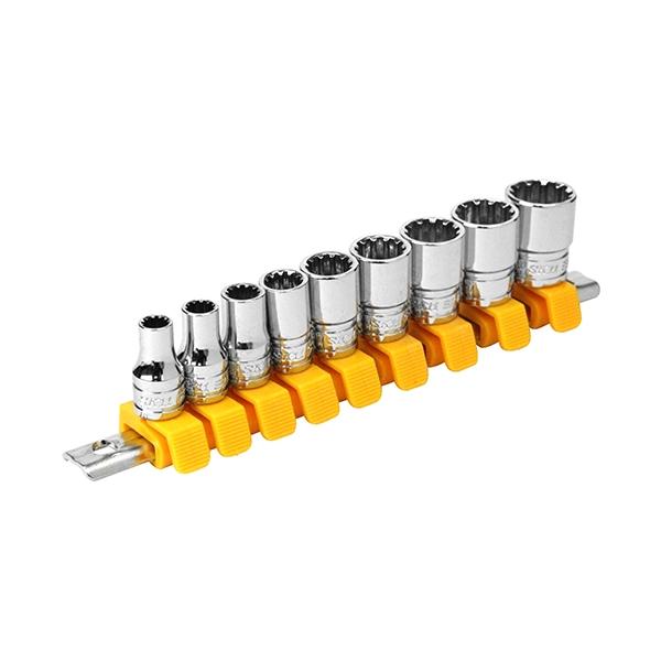 納期について：メーカー直送品(代引き不可)【 特長 】・1つのサイズでミリ・インチ・トルクスにマルチに対応します。・1サイズのソケットでミリ・インチ・トルクスなどの色々なネジに対応できます。・新型ソケットホルダーを採用しました。・ワンタッチ...