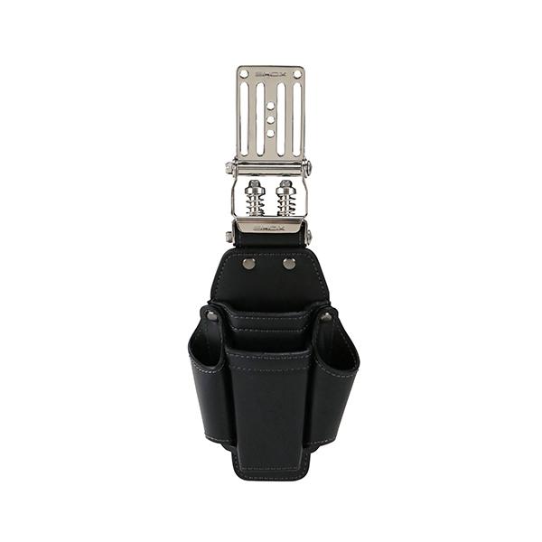 納期について：メーカー直送品(代引き不可)【 特長 】・ツールケースのNEW-HIGHBRAND「SHOX」シリーズです。・SHOX機構搭載の牛本革製ツールホルダーです。・装着歩行時の衝撃を最大30％程度吸収可能です(当社検証実験データによ...