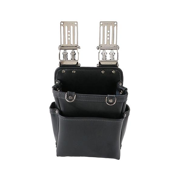 納期について：メーカー直送品(代引き不可)【 特長 】・ツールケースのNEW-HIGHBRAND「SHOX」シリーズです。・SHOX機構搭載の牛本革製ツールホルダーです。・装着歩行時の衝撃を最大30％程度吸収可能です(当社検証実験データによ...