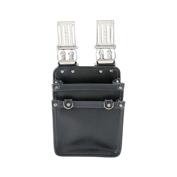 納期について：メーカー直送品(代引き不可)【 特長 】・ツールケースのNEW-HIGHBRAND「SHOX」シリーズです。・SHOX機構搭載の牛本革製ツールホルダーです。・装着歩行時の衝撃を最大30％程度吸収可能です(当社検証実験データによ...