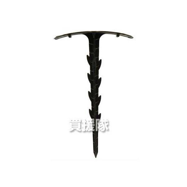 納期について：メーカー直送品(代引き不可)【用途】寒冷紗・不織布・防草シート・マルチシートの押さえ【機能・特徴】マルチ押えより折れにくく、とても丈夫です鋭い先端で硬いシートや地面にもささり易くなっています【仕様】●サイズ：（約）上部幅88×...