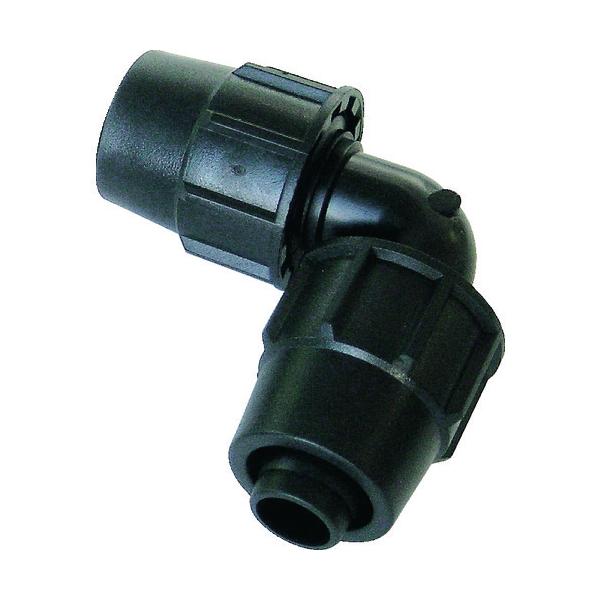 納期について：取寄品3〜5営業日目発送予定★欠品時除くメーカー名：グローベン(株)【 特長 】・16mmポリチューブ、ドリップチューブを直角に曲げる時に使います。・専用工具を使わず差し込むだけで接続できます。【 用途 】・自動散水用のチュー...