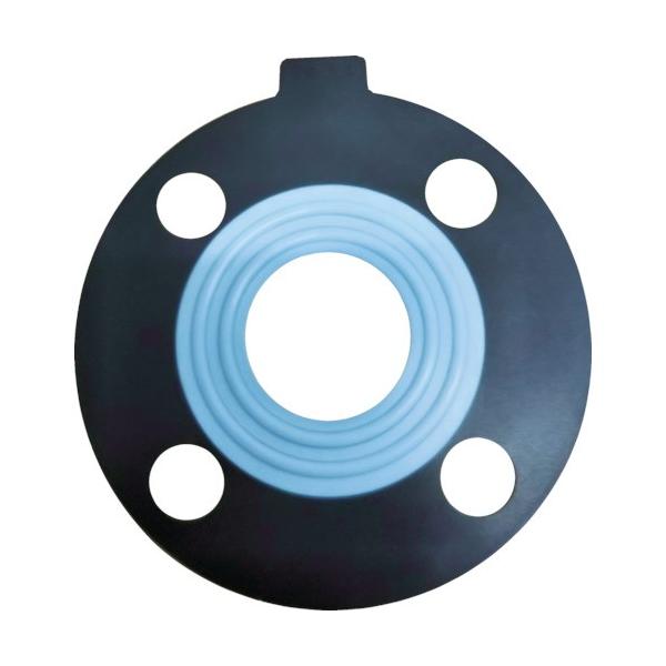 納期について：取寄品3〜5営業日目発送予定★欠品時除くメーカー名：(株)ダイコー【 特長 】・EPDMゴム成形品にPTFEフィルムを加圧加熱成形し、一体密着させたガスケット材です。・ゴム特有の弾性とPTFEの防食性を兼ね備え、シール性に優れ...