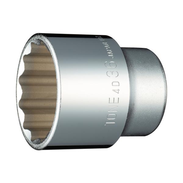 納期について：取寄品3〜5営業日目発送予定★欠品時除くメーカー名：TONE(株)【 特長 】・スタンダードタイプで、対辺12角形状です。・重工業整備まで必要なツールを取りそろえています。・12角は6角よりも、ボルト頭やナットに対して2倍差し...