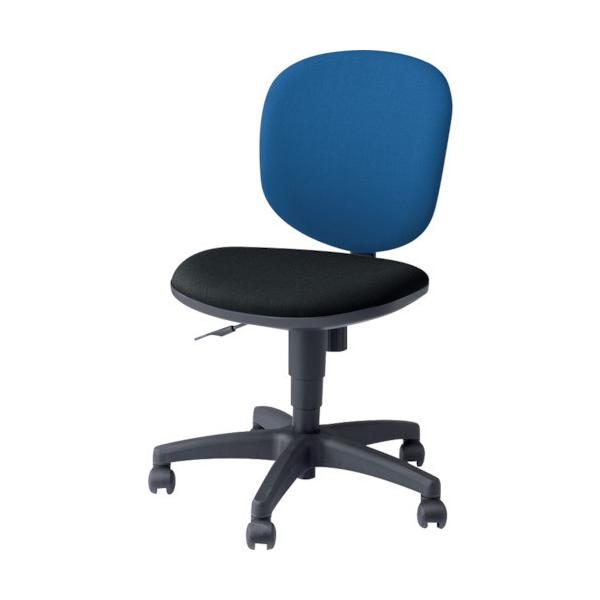 納期について：メーカー直送品(代引き不可)メーカー名：(株)ナイキ【 特長 】・ロープライスのオフィスチェアです。【 仕様 】品名:NAIKI 事務用チェア 背:ブルー/座:ブラック 肘なし品番:SER510F-BLB張地:布張り背面色:ブ...