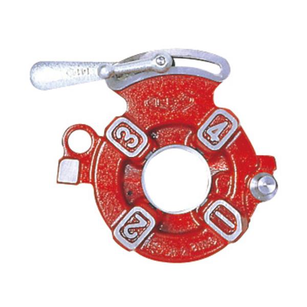 納期について：取寄品3〜5営業日目発送予定★欠品時除くメーカー名：レッキス工業(株)【 特長 】・ねじ切り機用の刃を組み込むことにより、規定の管用テーパーおねじを加工する装置です。【 仕様 】品名:REX 手動切上ダイヘッド MD25A-5...