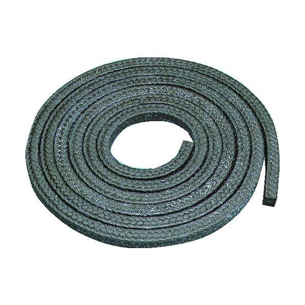 納期について：取寄品3〜5営業日目発送予定★欠品時除くメーカー名：ニチアス(株)【 特長 】・PTFEディスパージョンと耐熱性潤滑剤で処理した黒鉛入りPTFE繊維を編組し、さらにPTFEディスパージョン処理した回転機器用パッキンです。【 用...