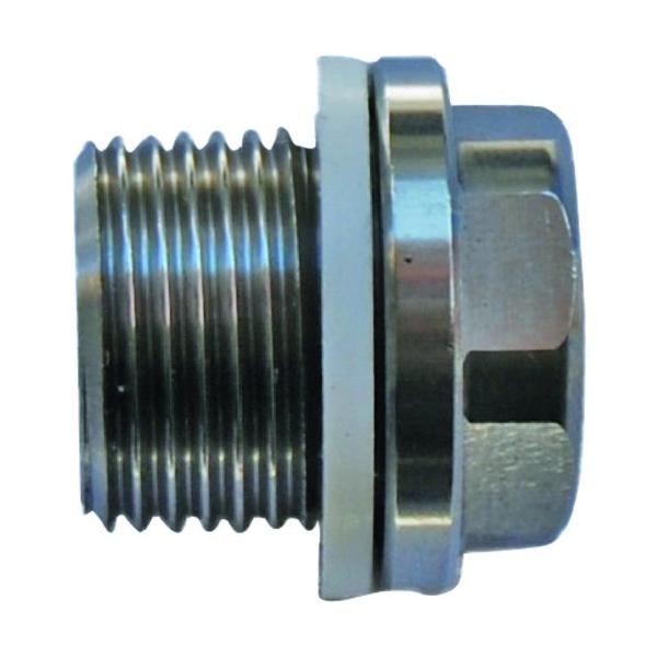 納期について：取寄品3〜5営業日目発送予定★欠品時除くメーカー名：ヒルトライン社【 仕様 】品名:ヒルトライン ステンレス製クーラントホース(1/2ホースシステム)用マニホールドブロック用止め栓プラグ38PT品番:VB-3-38PT-BS最...