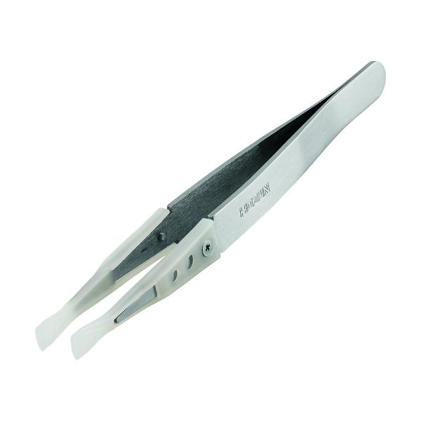 納期について：取寄品3〜5営業日目発送予定★欠品時除くメーカー名：ホーザン(株)【 特長 】・シール・粘着テープなどが貼りつきにくい特殊素材の非粘着ピンセットです。・対象物を傷つけにくい、柔らかいプラスチック製です。【 用途 】・対象物を傷...