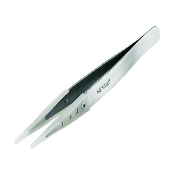 納期について：取寄品3〜5営業日目発送予定★欠品時除くメーカー名：ホーザン(株)【 特長 】・シール・粘着テープなどが貼りつきにくい特殊素材の非粘着ピンセットです。・対象物を傷つけにくい柔らかいプラスチック製です。【 用途 】・傷を嫌がる柔...