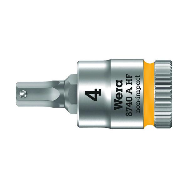 納期について：取寄品3〜5営業日目発送予定★欠品時除くメーカー名：Wera社【 特長 】・ホールディングファンクション(HF)により、ボルトやナットを着磁機能なしで保持できます。・各サイズが色で分けられているため、サイズを簡単に選べます。・...