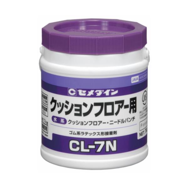 納期について：取寄品3〜5営業日目発送予定★欠品時除くメーカー名：セメダイン(株)【 特長 】・クッションフロアー用・合成ゴム系接着剤です。・初期接着力に優れます。・被着皮膜に弾性があり、振動や衝撃に強いです。・JIS A 5536品です。...