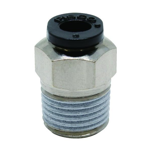 納期について：取寄品3〜5営業日目発送予定★欠品時除くメーカー名：(株)日本ピスコ【 特長 】・スタンダードタイプに比べ、容積比40％の小型化に成功したワンタッチ継手です。・開放リングを楕円形状にすることで、超小型にもかかわらずチューブの脱...