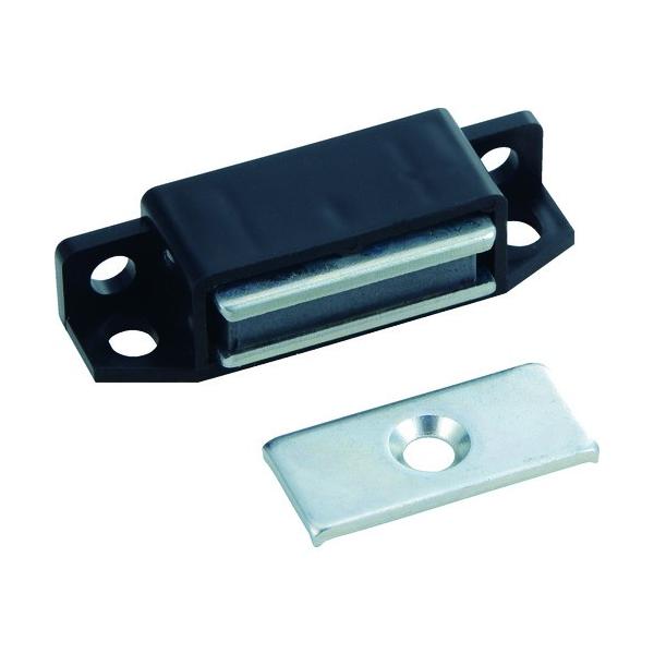 納期について：取寄品3〜5営業日目発送予定★欠品時除くメーカー名：トラスコ中山(株)【 特長 】・縦型、横型の両方の機能を有しています。【 仕様 】品名:TRUSCO マグネットキャッチ 樹脂製 L45mm 黒品番:TSM-111-BK色:...