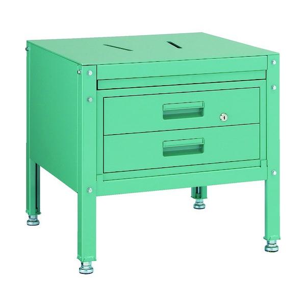 納期について：メーカー直送品(代引き不可)メーカー名：トラスコ中山(株)【 特長 】・台の天面に各社のボール盤およびタッピングボール盤が簡単に取り付け可能です。・引き出しは鍵付で、引き出し上部に油受け皿が付いているので、引き出し内に油、切り...