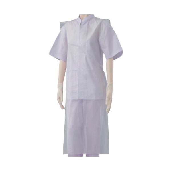 納期について：取寄品3〜5営業日目発送予定★欠品時除くメーカー名：宇都宮製作(株)【 特長 】・軽くて丈夫、衛生的な使い捨て袖なしエプロンです。・首部うしろミシン目により、脱着がすみやかです。【 仕様 】品名:シンガー 袖なしエプロン(50...