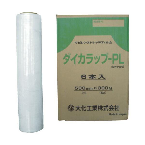 納期について：取寄品3〜5営業日目発送予定★欠品時除くメーカー名：大化工業(株)【 特長 】・薄いながらも強度を確保したストレッチフィルムです。【 仕様 】品名:大化 ダイカラップ-PL品番:DIW-PL500色:透明厚さ(μ):16幅(m...