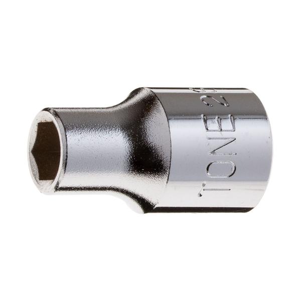 納期について：取寄品3〜5営業日目発送予定★欠品時除くメーカー名：TONE(株)【 特長 】・スタンダードタイプの対辺6角形状です。・差し込み後、トルクをかけてもナメにくくなっています。【 仕様 】品名:TONE ソケット(6角) 5.5m...