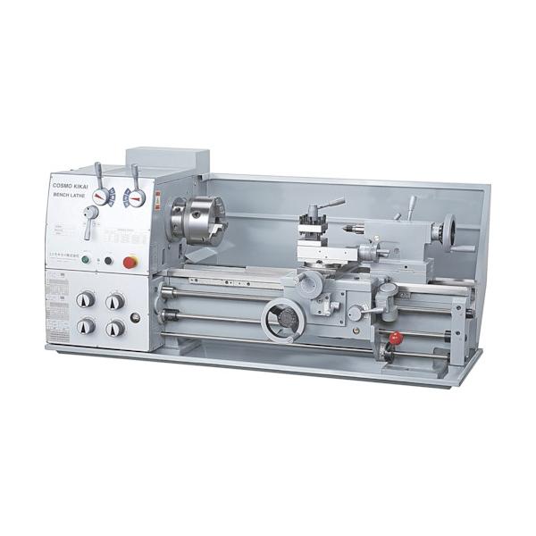 納期について：メーカー直送品(代引き不可)メーカー名：コスモキカイ(株)【 仕様 】品名:コスモキカイ 卓上精密高速旋盤 L-8000型 6インチチャック付品番:0080主軸回転数(rpm):85〜1500ベッド上振り(mm):300センタ...