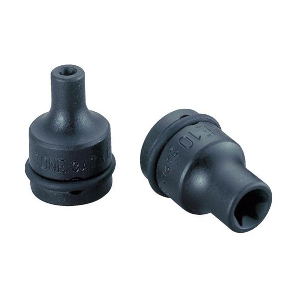 納期について：取寄品3〜5営業日目発送予定★欠品時除くメーカー名：TONE(株)【 特長 】・E型形状です。・外観品質と防錆力の向上を図った無電解メッキ仕様です。【 仕様 】品名:TONE インパクト用ヘックスローブソケット トルクスソケッ...