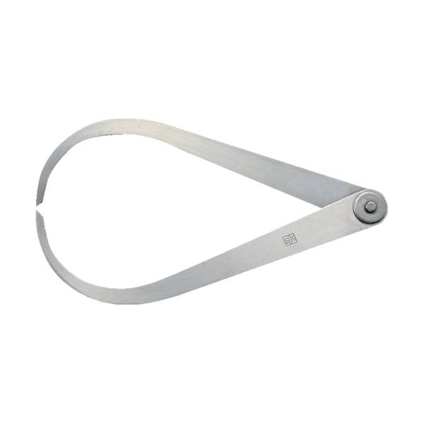 納期について：取寄品3〜5営業日目発送予定★欠品時除くメーカー名：新潟精機(株)【 特長 】・外径寸法の移し取りに便利です。・先端焼き入れ加工品です。【 用途 】・丸棒、パイプなどの外径寸法の移し取りに。【 仕様 】品名:SK 並丸パス 1...