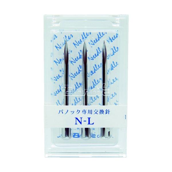 納期について：取寄品3〜5営業日目発送予定★欠品時除くメーカー名：(株)トスカバノック【 特長 】・タグガン503SL用の替え針です。【 仕様 】品名:バノック 針 N-L (3本入)品番:NEL針寸法(mm)外径×長さ:2.0×40適合ガ...