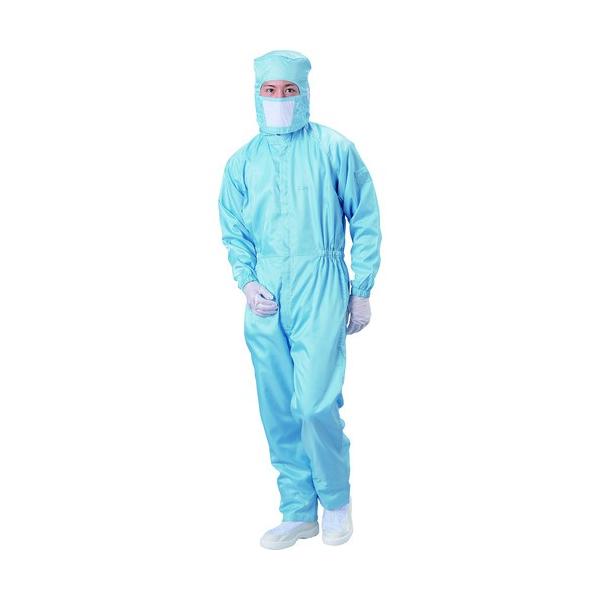 納期について：取寄品3〜5営業日目発送予定★欠品時除くメーカー名：(株)ブラストン【 特長 】・超導電性加工繊維を使用しています。 ・3/2の綾織生地を使用して着衣快適性を高めました。【 用途 】・クリーンルーム内での作業に。【 仕様 】品...