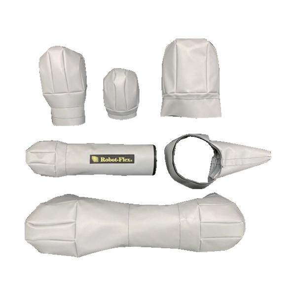 納期について：メーカー直送品(代引き不可)メーカー名：(株)ナベル【 特長 】・耐衝撃性に優れた、ブラスト用のロボットカバーです。・分割構造で高い追従性を実現しました。【 用途 】・Techman Robot TM12用【 仕様 】品名:ナ...