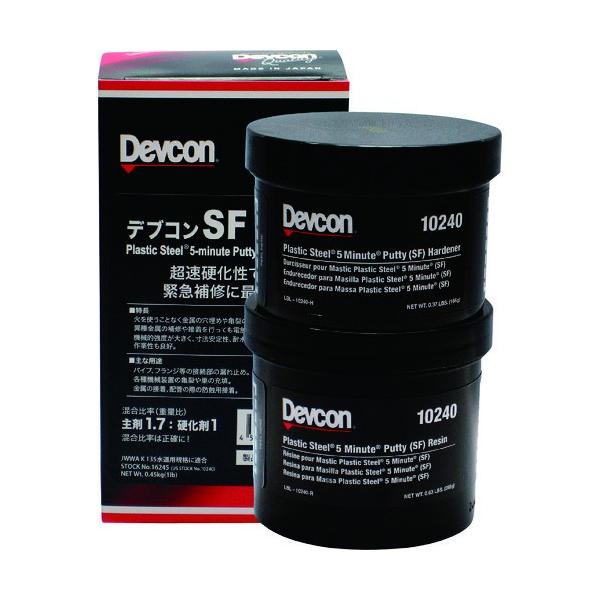 納期について：取寄品3〜5営業日目発送予定★欠品時除くメーカー名：(株)ITWパフォーマンスポリマーズ＆フルイズジャパン【 特長 】・硬化時間が短く、緊急補修用途に最適です。・デブコンAの10倍以上の早さで硬化します。・-18度でも24時間...