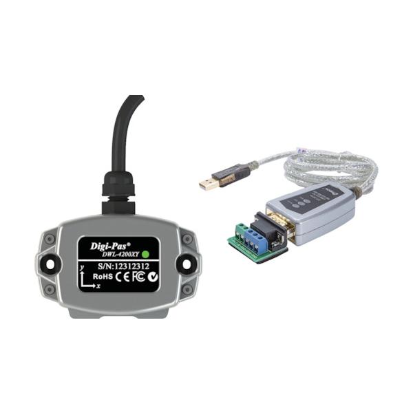 納期について：取寄品3〜5営業日目発送予定★欠品時除くメーカー名：JSB TECH社【 仕様 】品名:JSBTECH Digi-pas DWL4200XY Pro-Version 高性能2軸デジタル傾斜センサー ±0.02°品番:2-042...