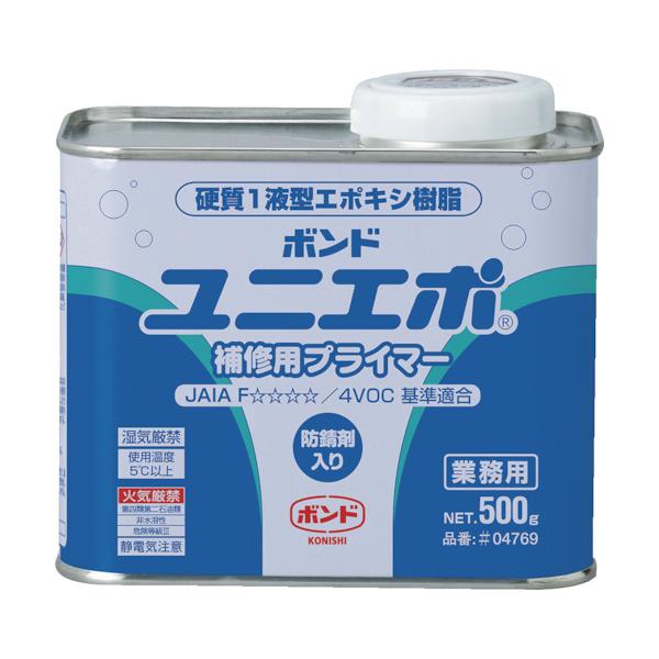 納期について：取寄品3〜5営業日目発送予定★欠品時除くメーカー名：コニシ(株)【 特長 】・中粘度で揺変性があり、塗布作業性に優れています。・防錆とタックコートの機能を併せ持っているため、工程を短縮できます。【 用途 】・防錆用プライマーと...