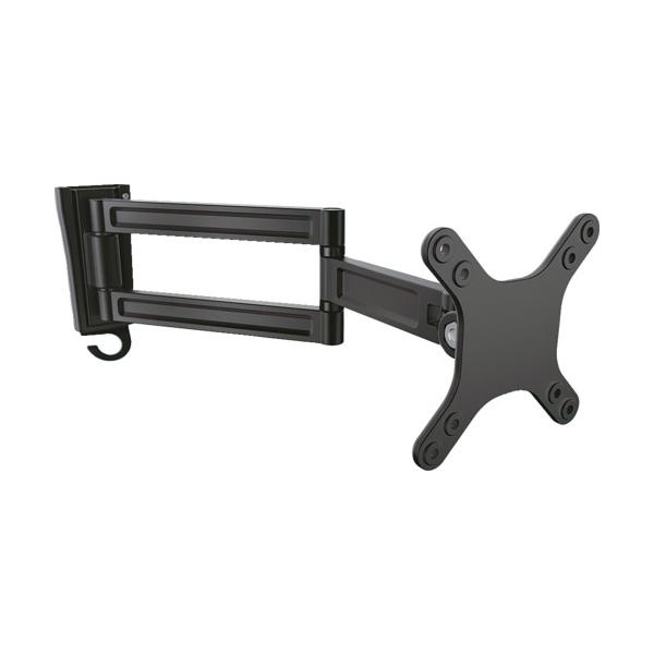 納期について：取寄品3〜5営業日目発送予定★欠品時除くメーカー名：STARTECH.COM社【 特長 】・モニターやフラットスクリーンTVを壁面に設置します。・13インチから27インチ、15kgまでのモニタに対応しています。・+/-90°の...