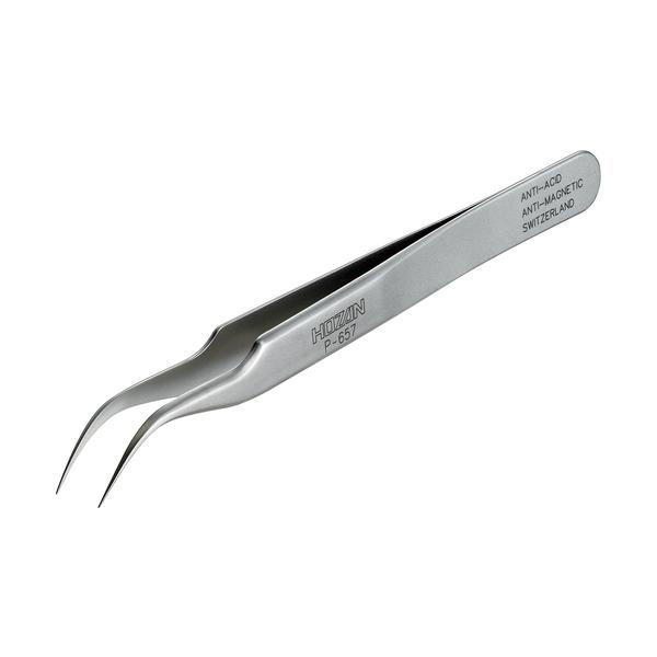 納期について：取寄品3〜5営業日目発送予定★欠品時除くメーカー名：ホーザン(株)【 特長 】・先端の仕上げに妥協のない、非磁性のハイスペックモデルです。【 用途 】・磁気を嫌う精密機器の作業に。【 仕様 】品名:HOZAN ピンセット 12...