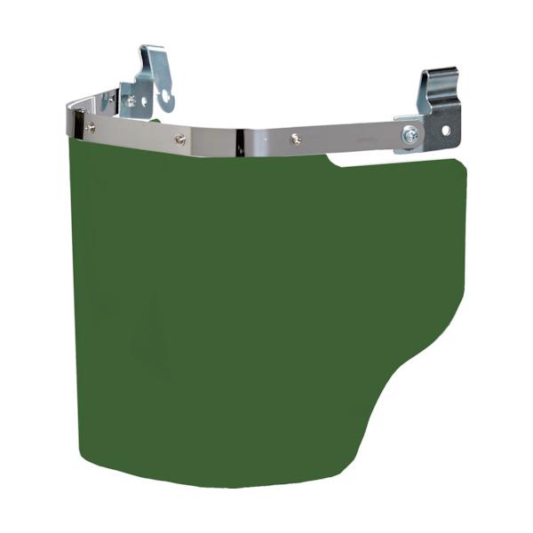 納期について：取寄品3〜5営業日目発送予定★欠品時除くメーカー名：トラスコ中山(株)【 特長 】・耳まで覆う大型防災面のため、顔だけでなく耳まで保護できます。・アダプター併用でさまざまなヘルメットに取付可能です。・正面が平らな角型レンズです...