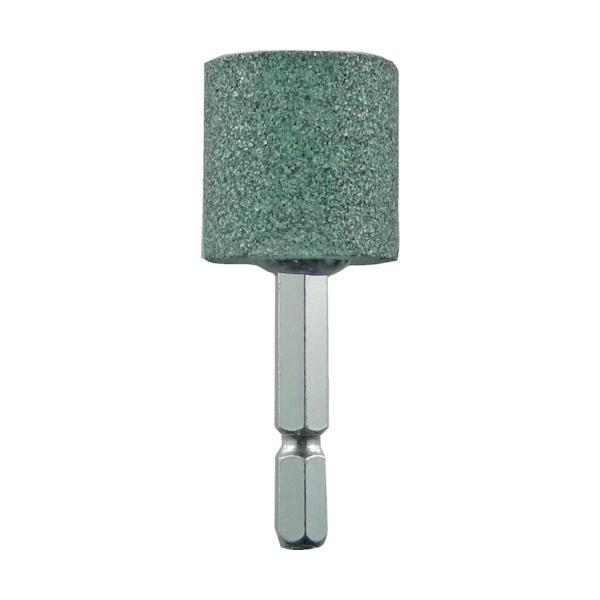 納期について：取寄品3〜5営業日目発送予定★欠品時除くメーカー名：サンフレックス(株)【 特長 】・日本製の高品質な非鉄用軸付砥石。チャックで滑りにくい六角軸。・電気ドリルの回転数を考慮にいれた規格で開発しております。・劈開性が高いため、軽...