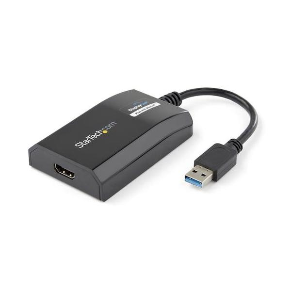 納期について：取寄品3〜5営業日目発送予定★欠品時除くメーカー名：STARTECH.COM社【 特長 】・USB Type-AポートにHDMIモニターを接続します。・バスパワーで動作し、外付け電源が不要です。・DisplayLink認証に対...