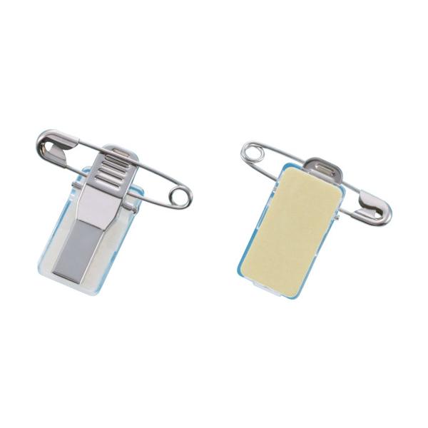 納期について：取寄品3〜5営業日目発送予定★欠品時除くメーカー名：(株)ライオン事務器【 特長 】・両面テープで簡単に取り付けができます。名刺やカードが名札に早変わりとなります。【 仕様 】品名:ライオン 名札用両用クリップ 88283品番...