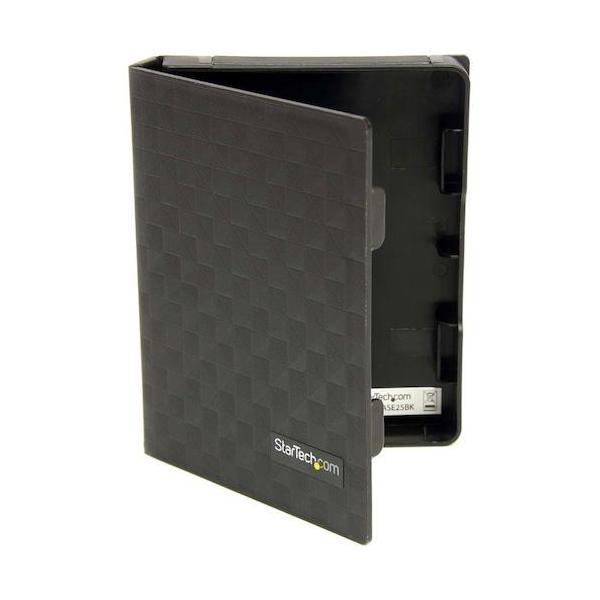 納期について：取寄品3〜5営業日目発送予定★欠品時除くメーカー名：STARTECH.COM社【 特長 】・ポリプロピレン製の保管用ケースで帯電を防止します。・9.5mmおよび12.5mm厚さの2.5インチハードドライブに対応します。・コネク...
