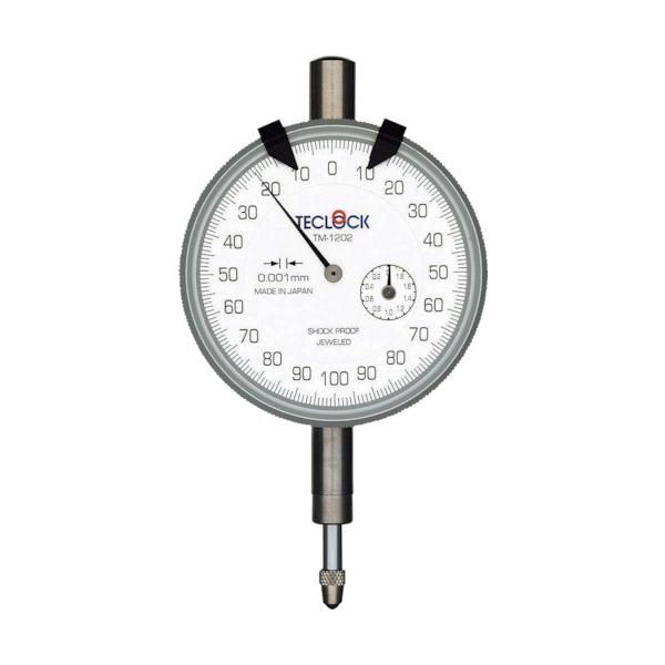 納期について：取寄品3〜5営業日目発送予定★欠品時除くメーカー名：(株)テクロック【 特長 】・最もポピュラーな0.001mmモデルです。【 用途 】・機械、金属加工、治具制作などの位置決め、据付に。【 仕様 】品名:TECLOCK 精密ダ...